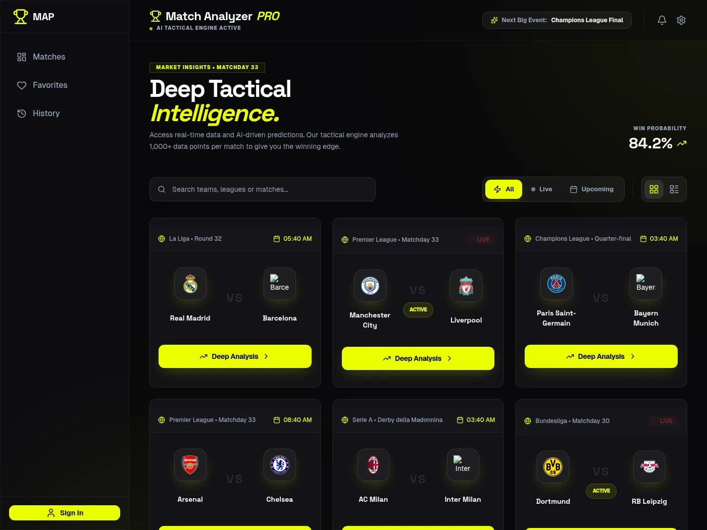 Match Analyzer Pro
