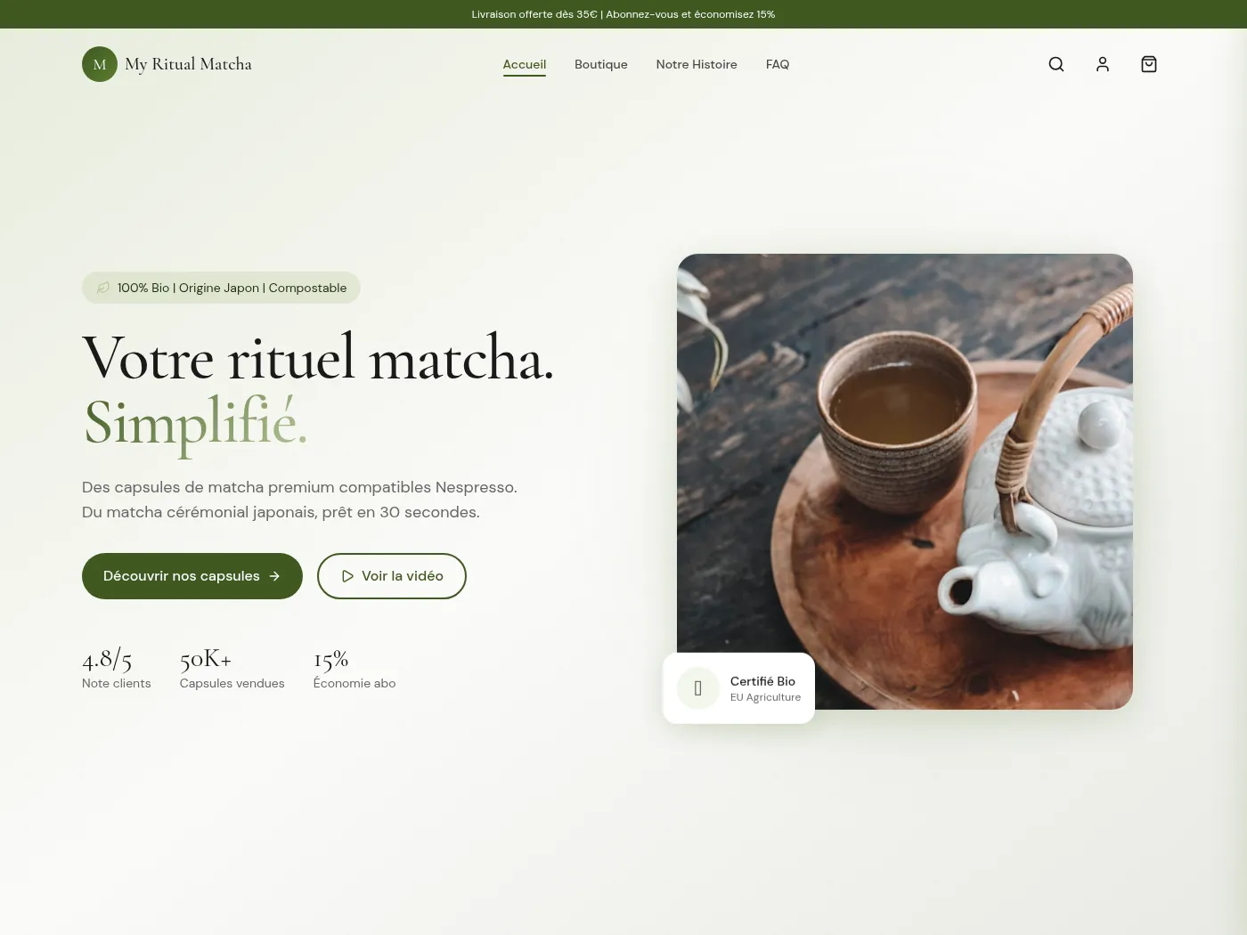My Ritual Matcha Shop