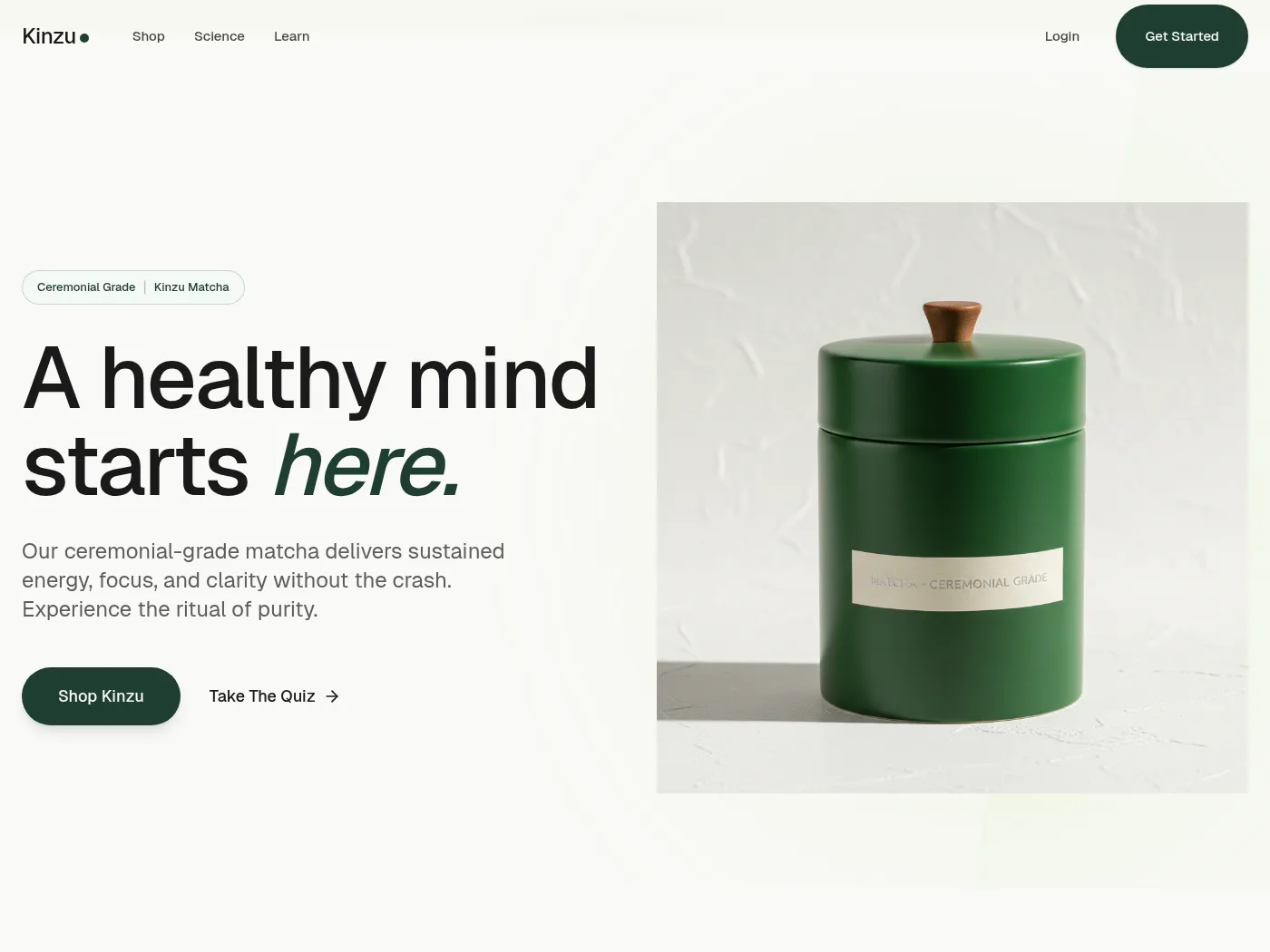 Kinzu Matcha