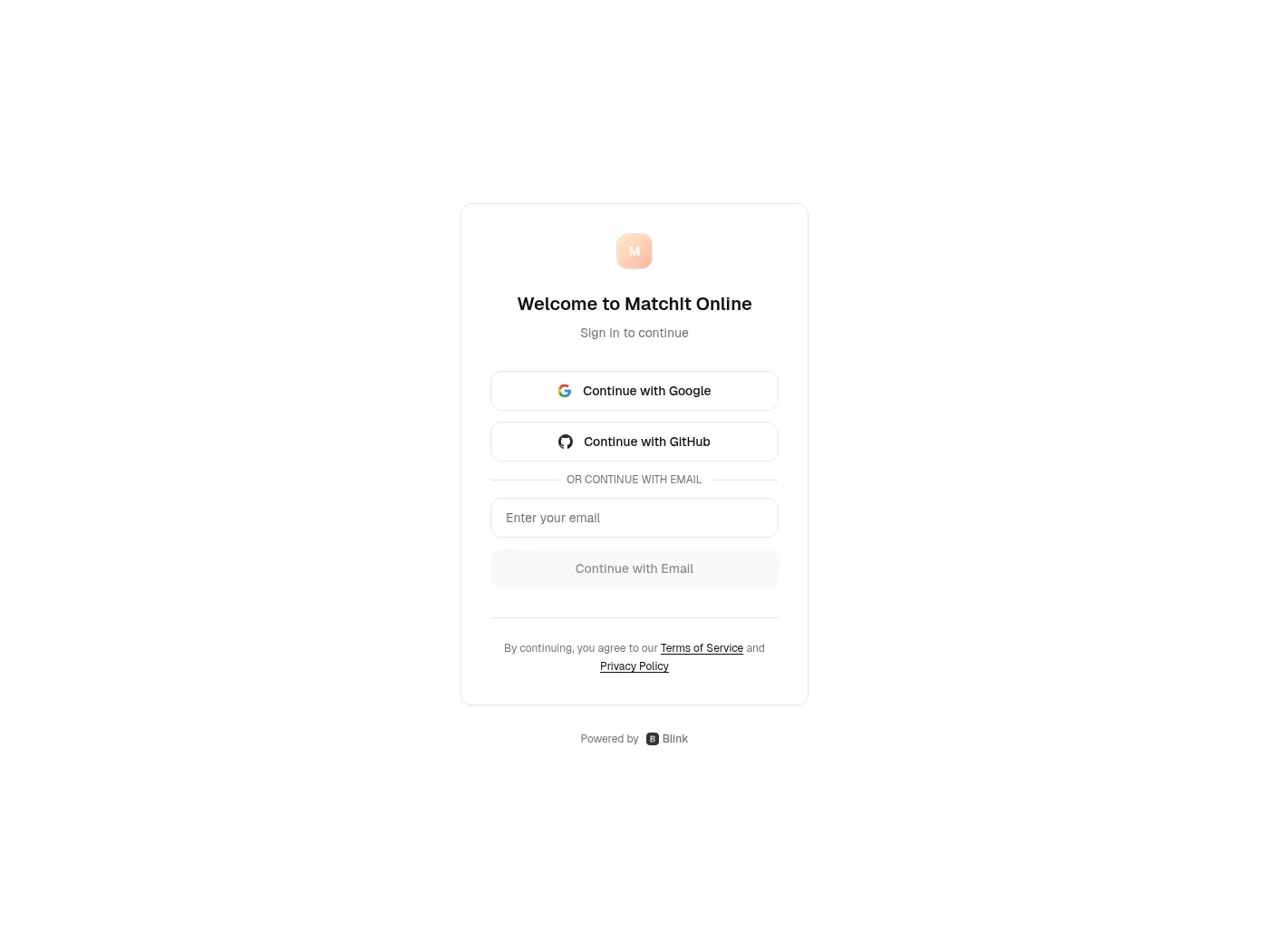 MatchIt Online