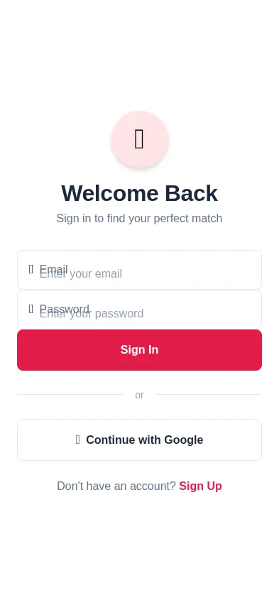 MatchMe Dating App