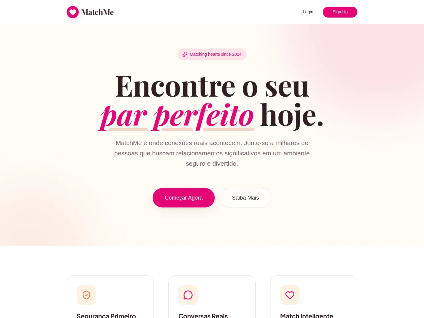 MatchMe Dating Site