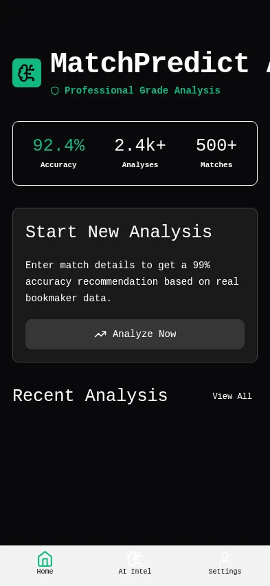 MatchPredict AI