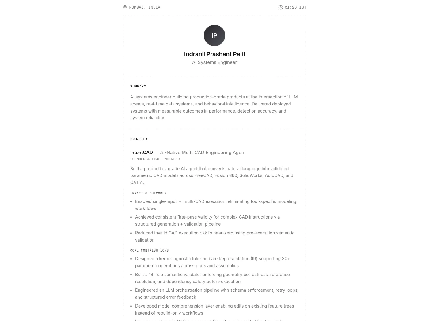 Mateo Portfolio Clone