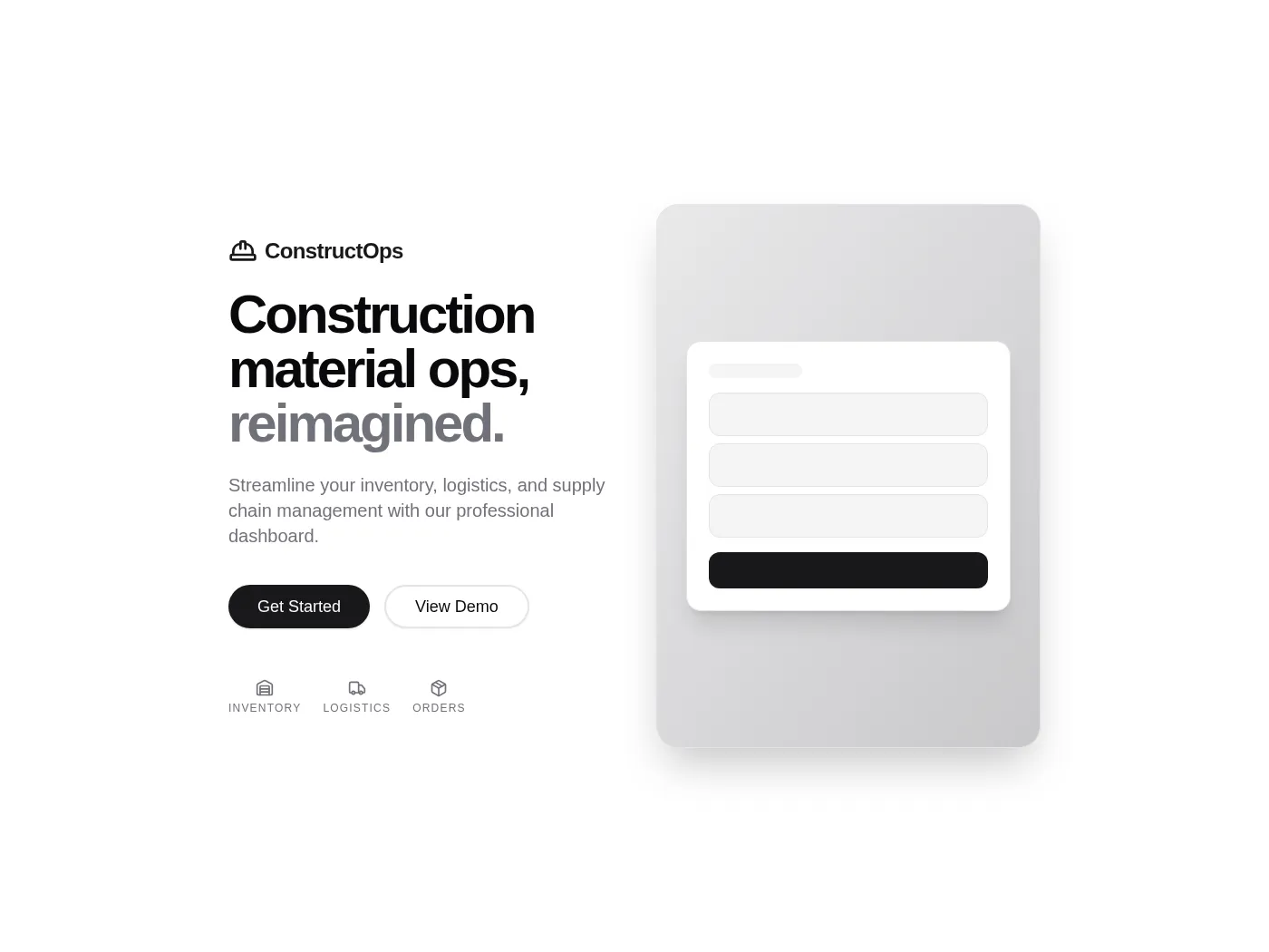 ConstructOps Manager