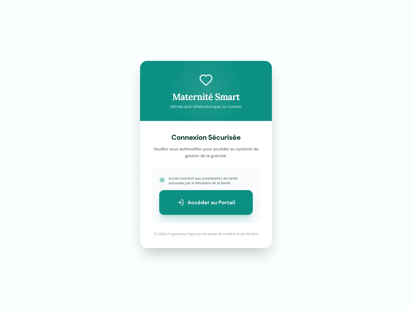 Maternité Smart RDC