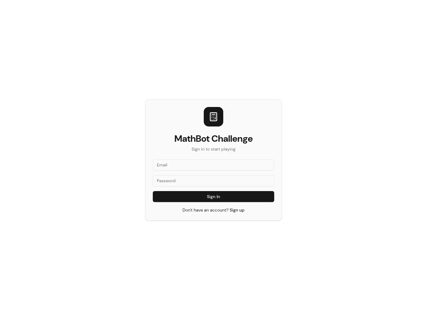 MathBot Challenge