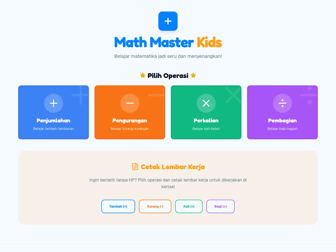 Math Master Kids