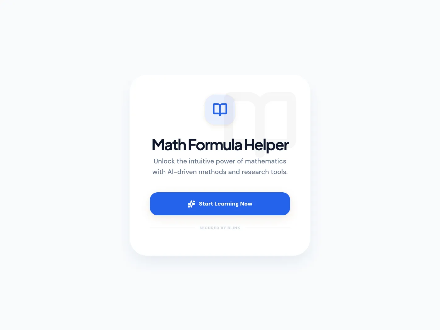 Math Formula Helper
