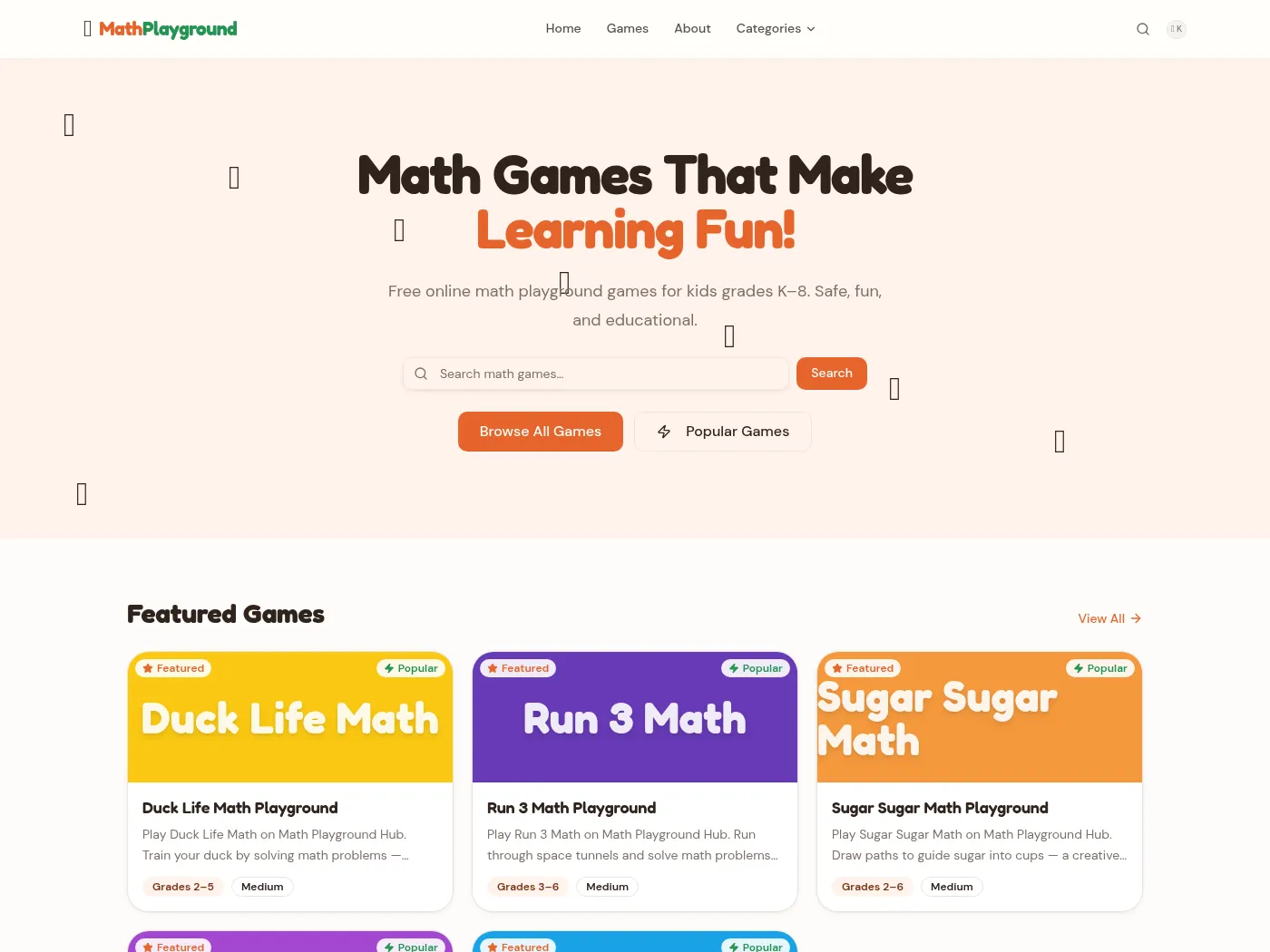 MathPlayground Hub