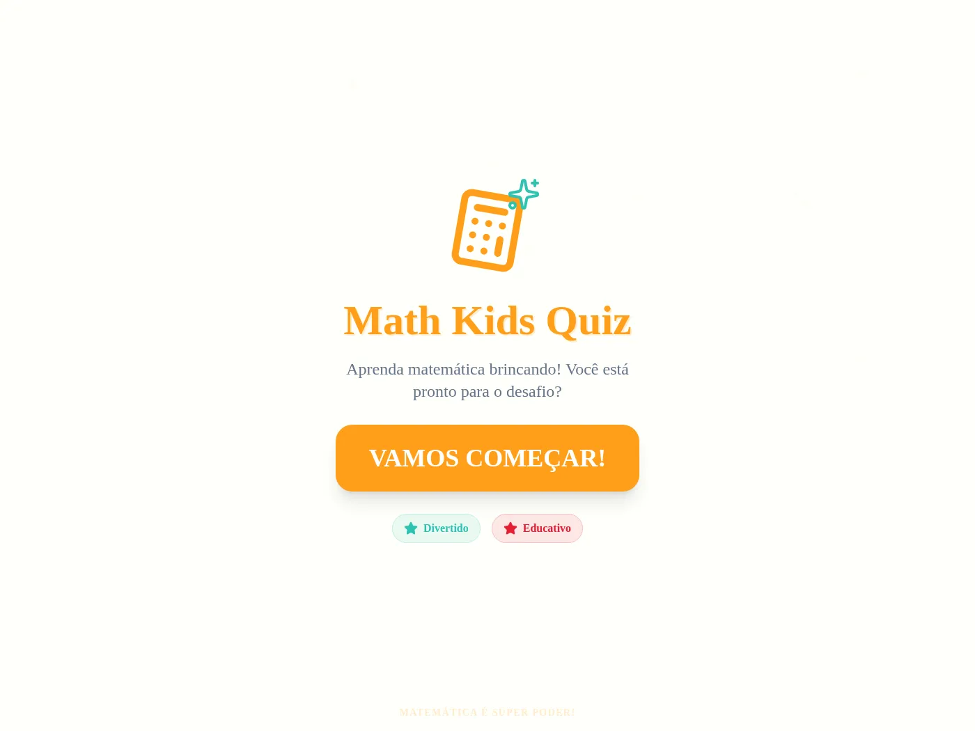 Math Kids Quiz