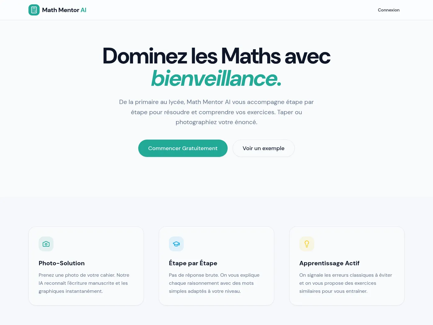 Math Mentor AI
