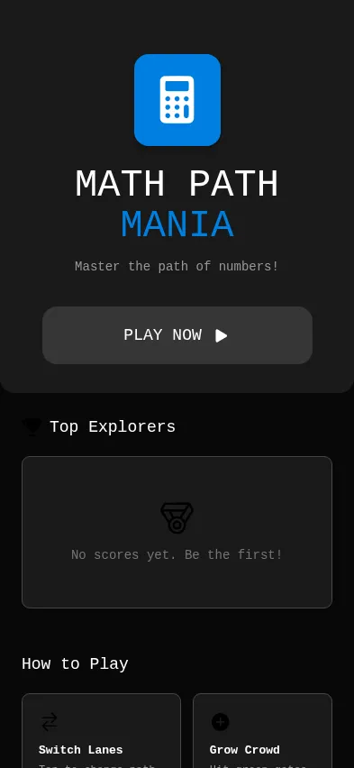 Math Path Mania