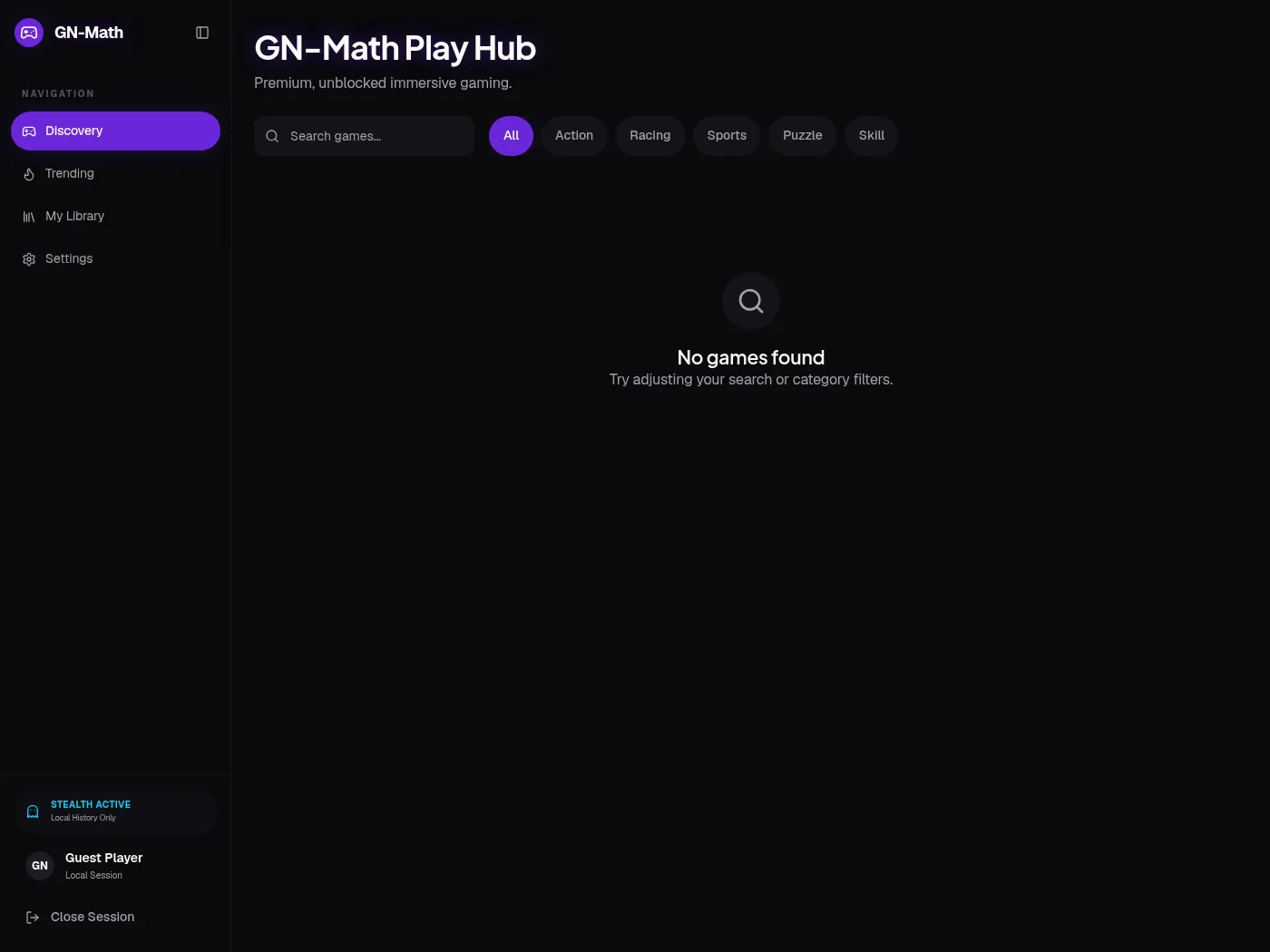 GN-Math Play Hub