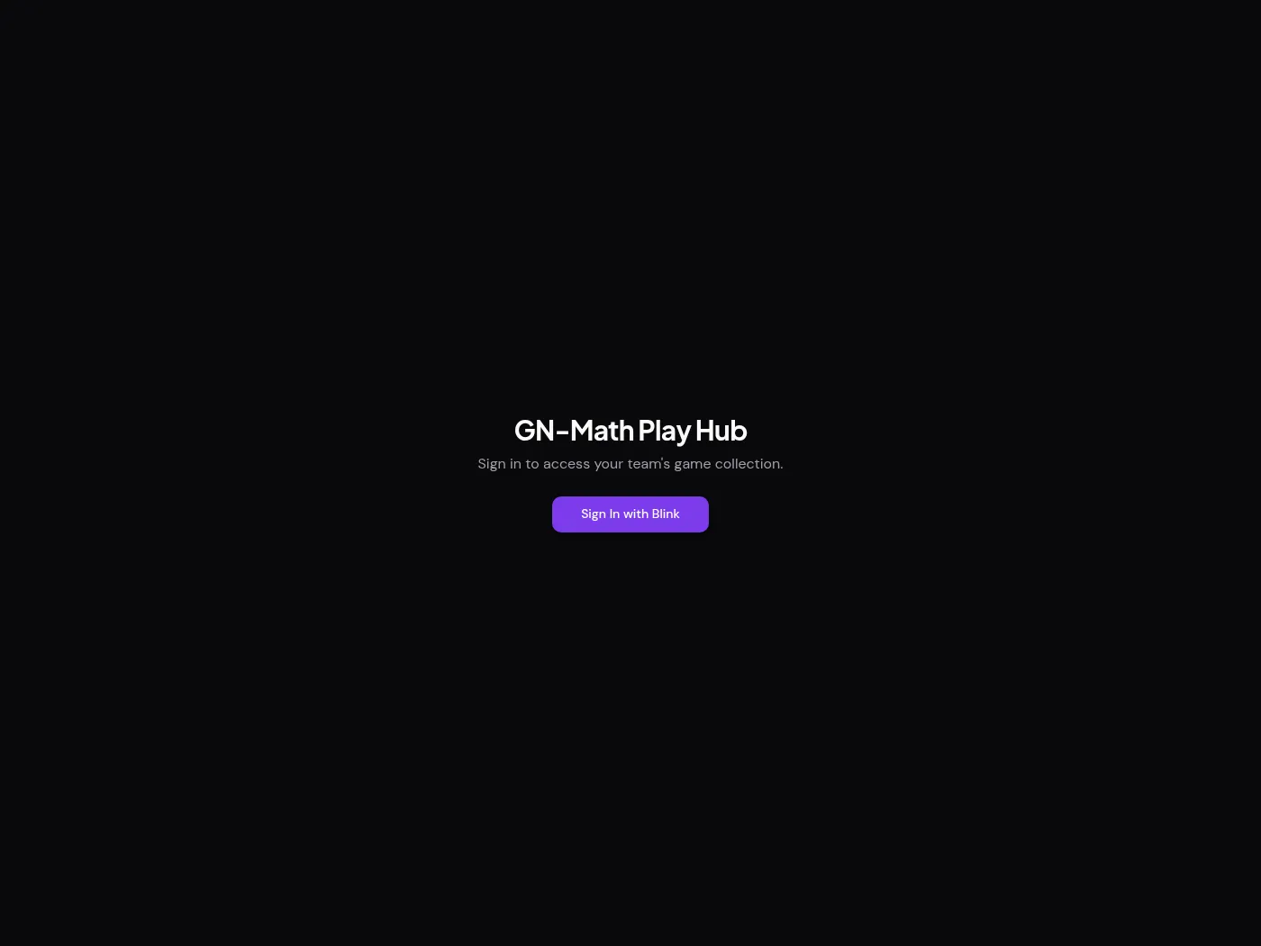 GN-Math Play Hub