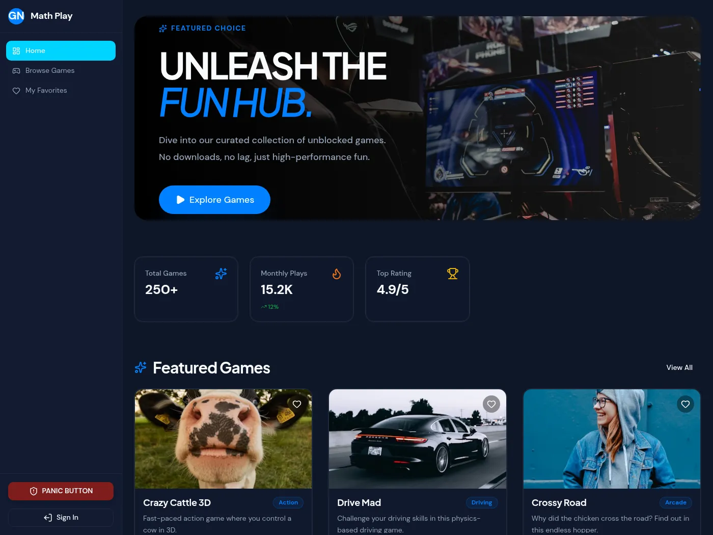 GN-Math Play Hub
