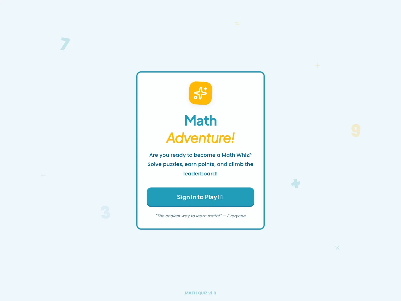 Math Quest for Kids