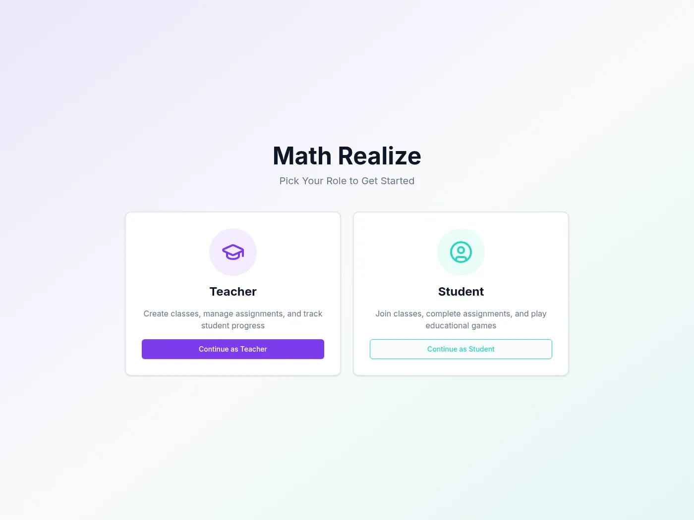 Math Realize: AI-Generated Interactive Classroom for Teachers & Students