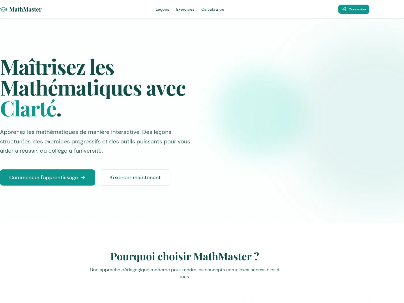 MathMaster Web