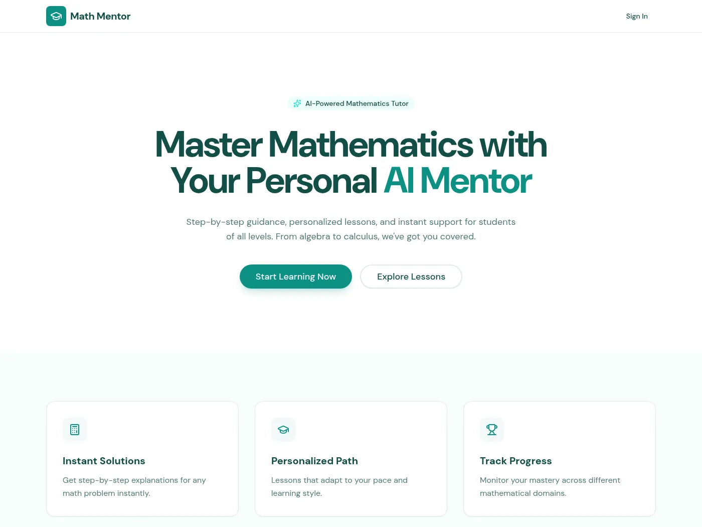 Math Mentor Bot
