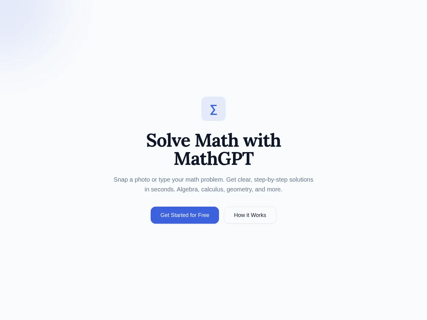 Simple MathGPT Solver