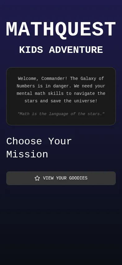 MathQuest Kids Adventure