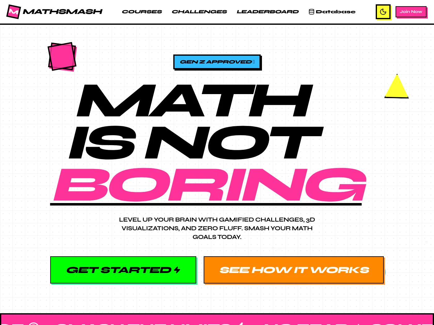 MathSmash Platform Concept