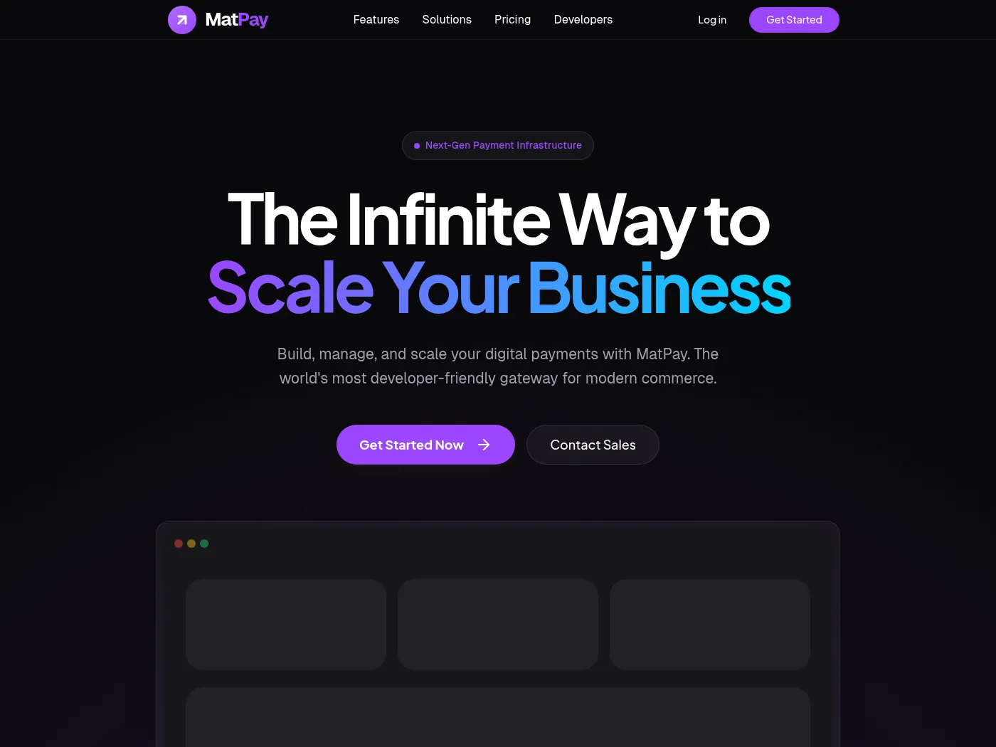 MatPay Web Suite