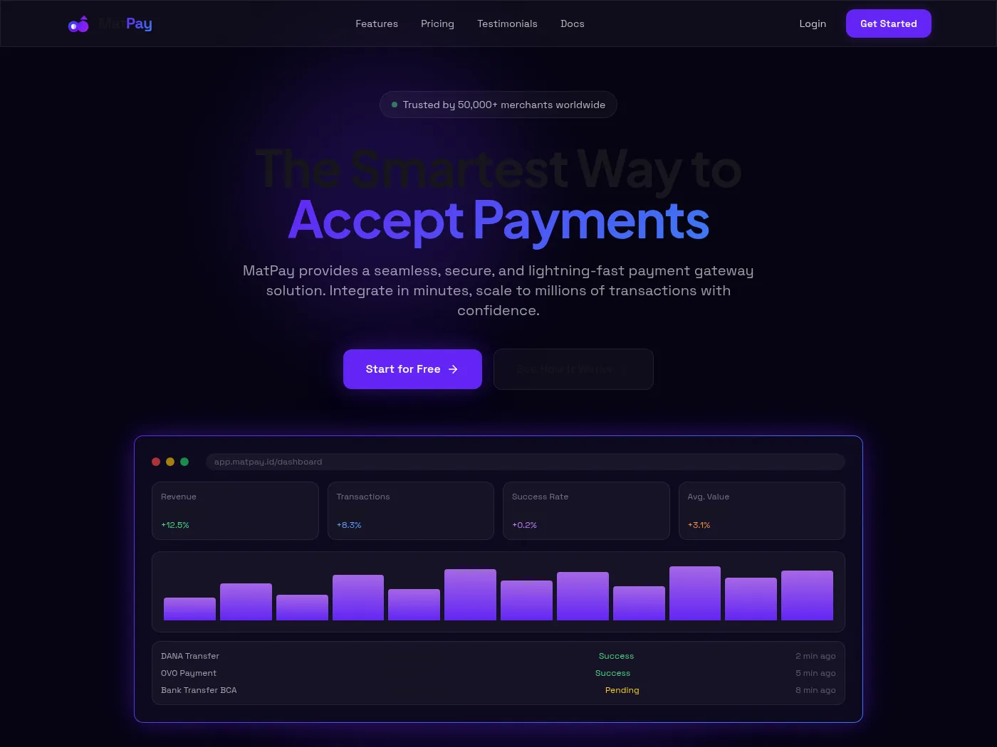 MatPay Web Portal