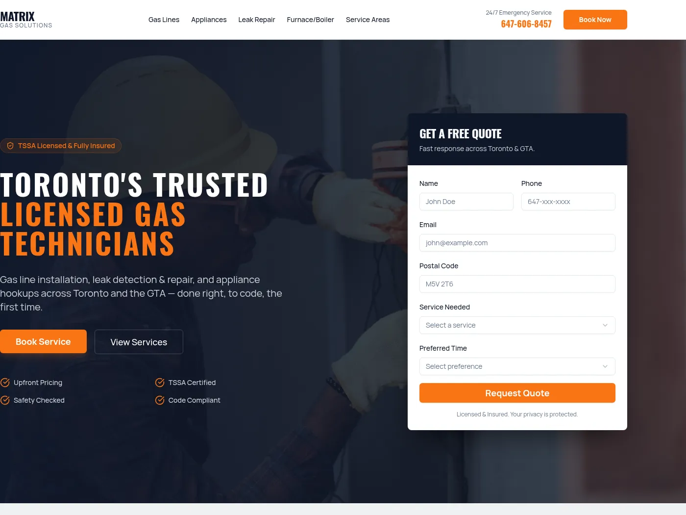 Matrix Gas Solutions Web (Remix)