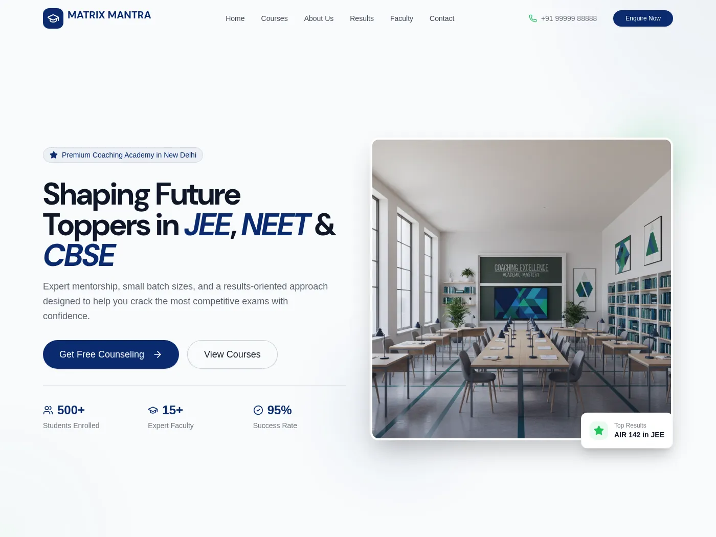 Matrix Mantra Academy Site