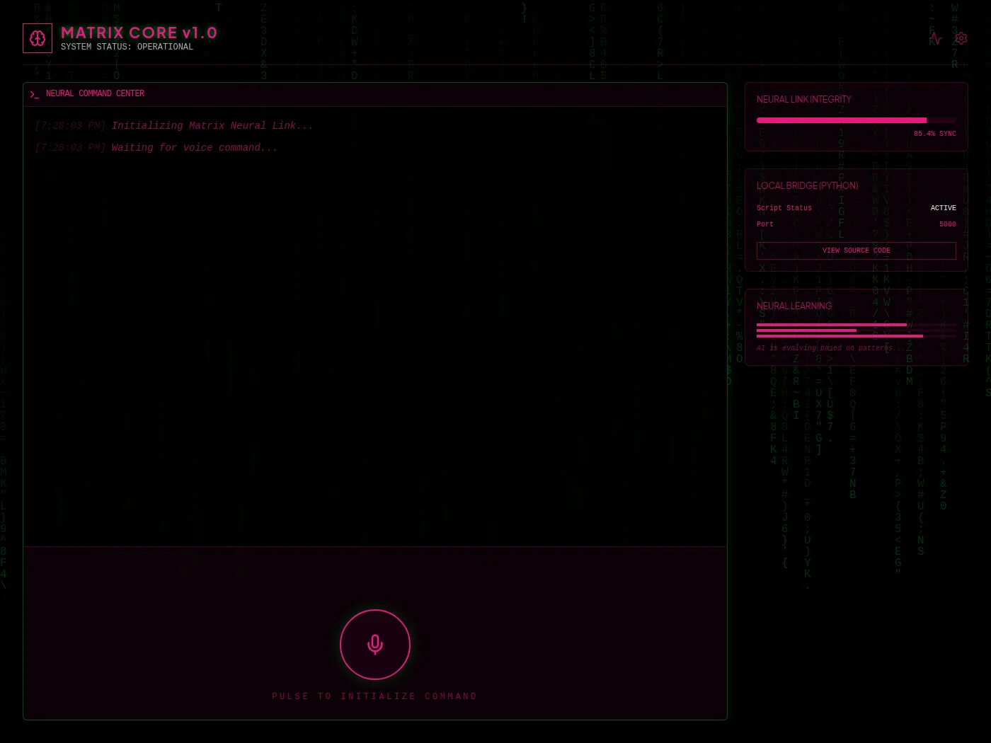 Matrix Voice PC Control