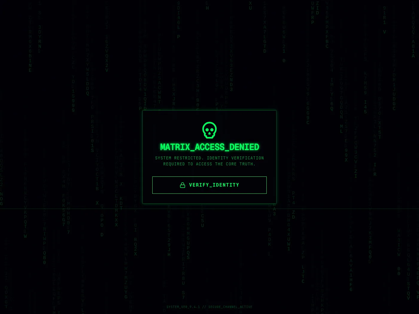 Matrix Truth Seeker Bot