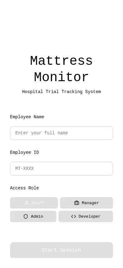 Mattress Monitor Mobile