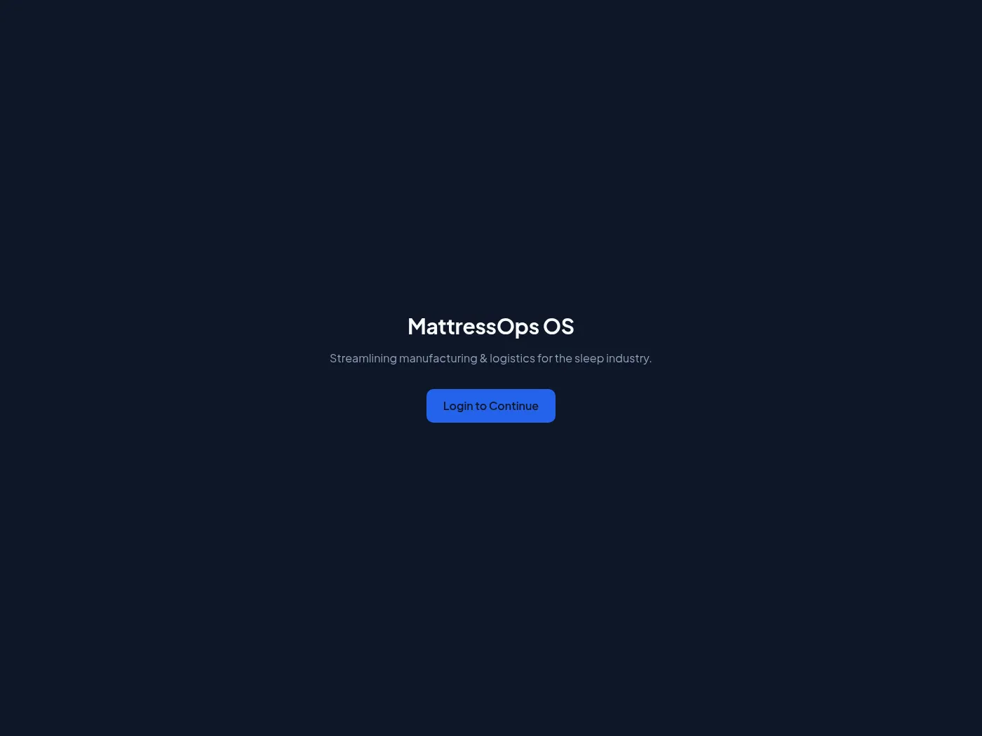 MatressOps OS