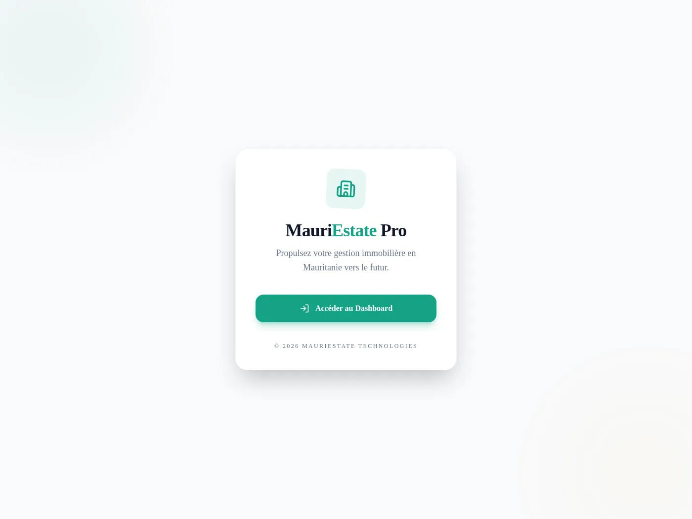 MauriEstate Pro Dashboard