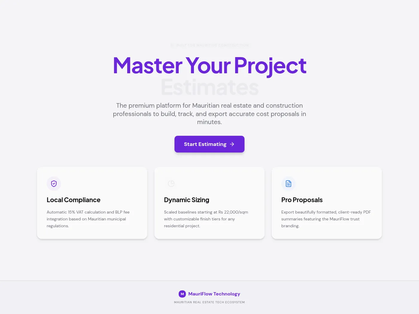 MauriFlow Estimator
