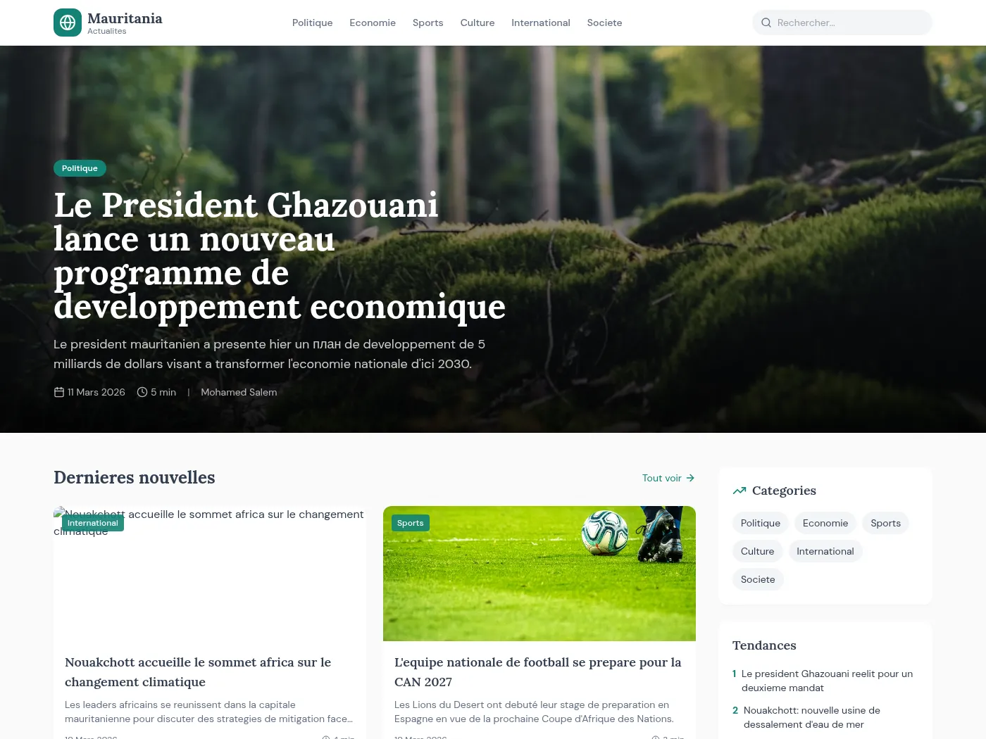 Mauritania News Portal