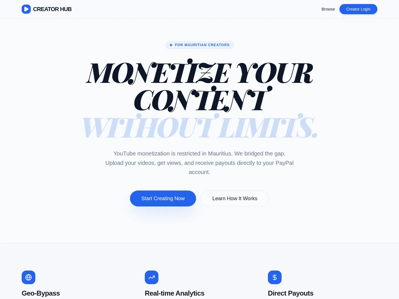 Mauritius Creator Hub