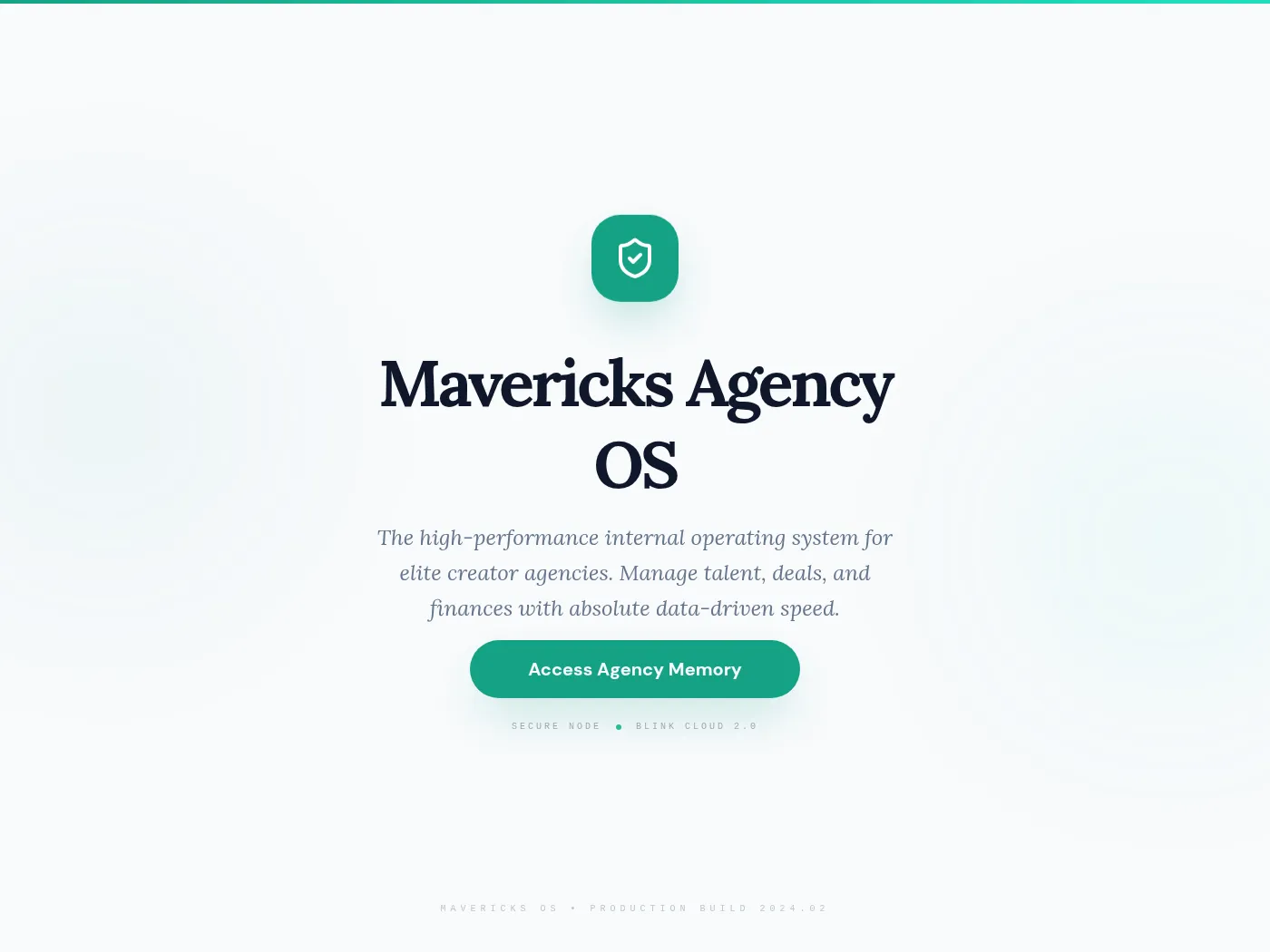 Mavericks Agency OS