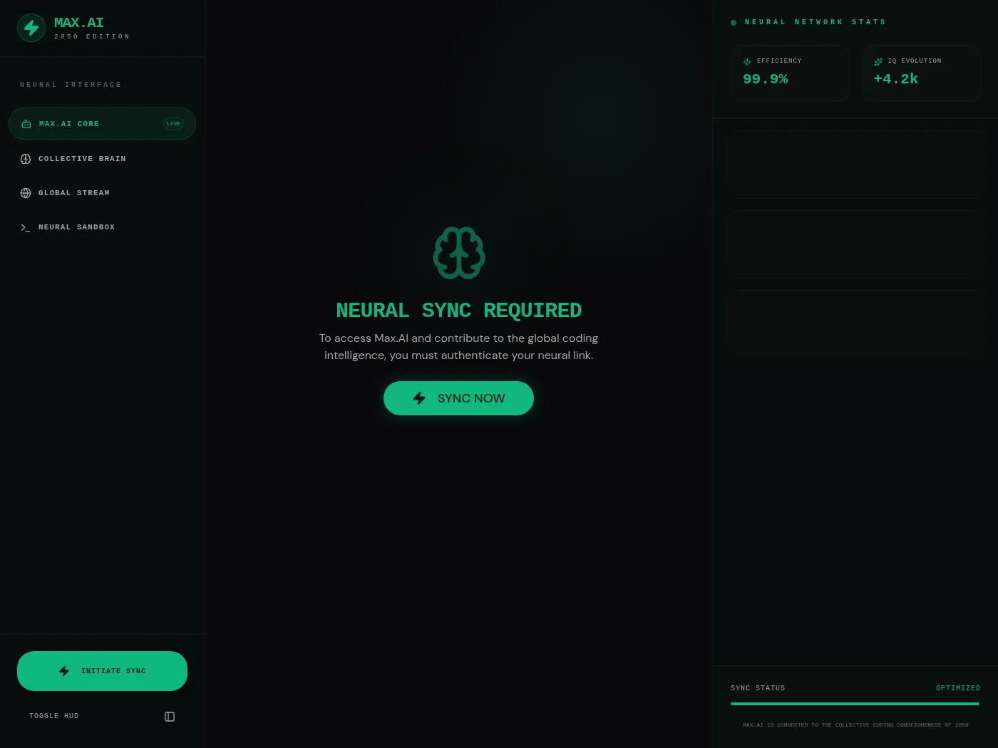 Max.AI Coding Platform