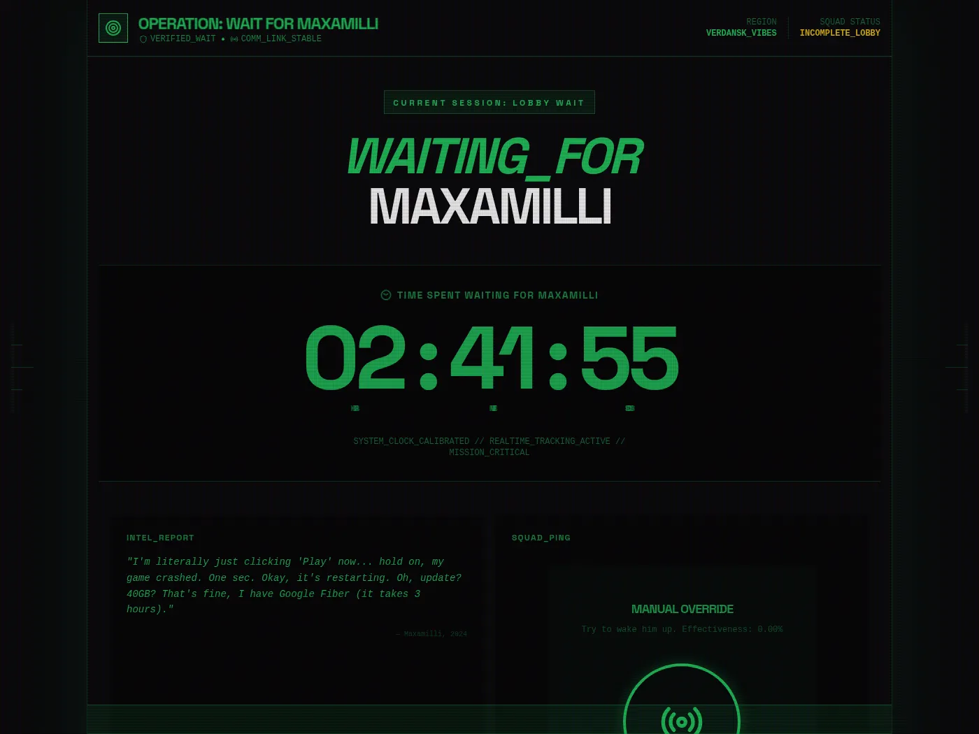 Maxamilli Wait Meme Site