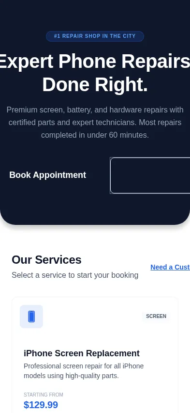 MaxCoreFix Repair Portal