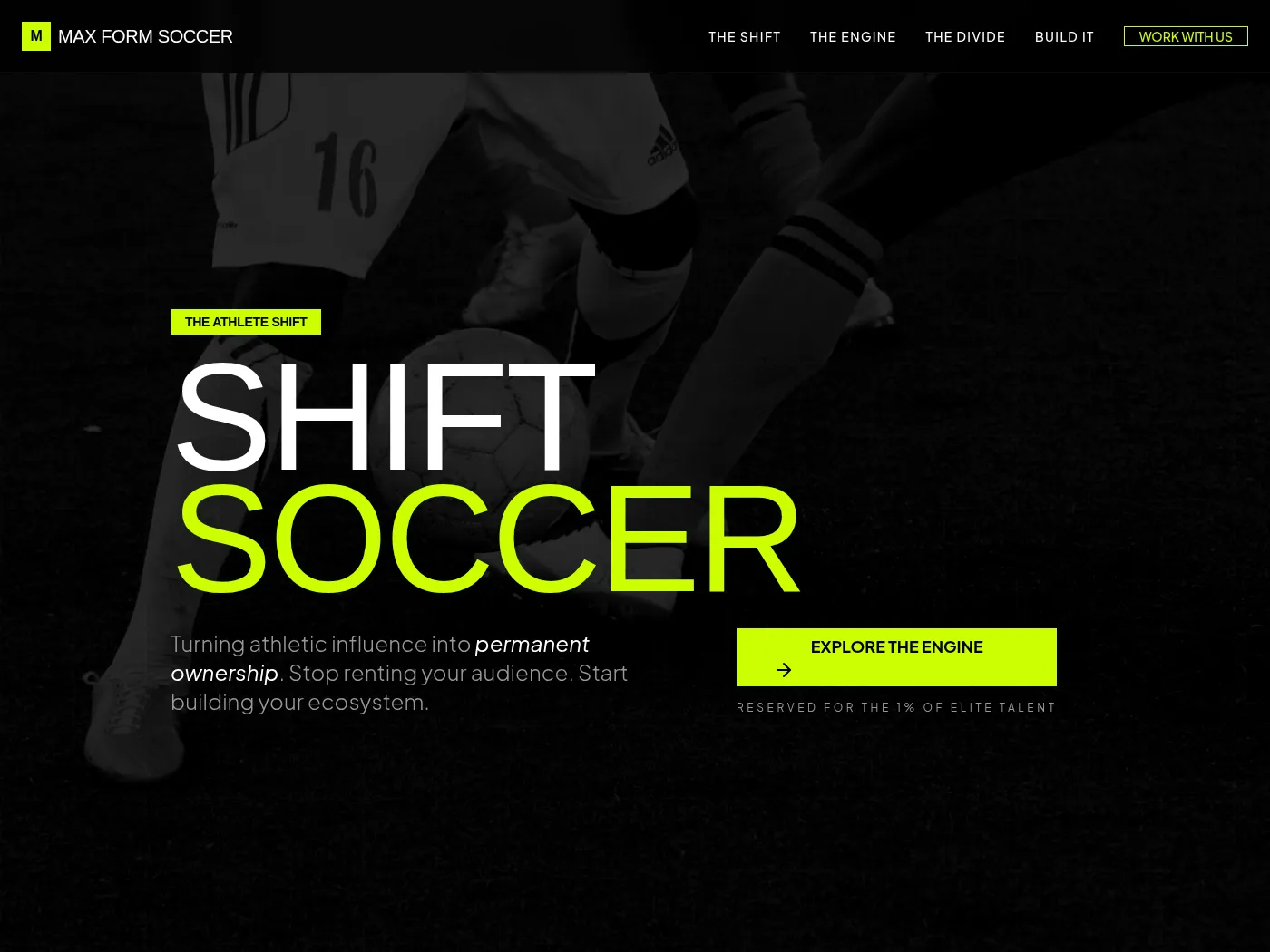 Max Form Soccer Landing