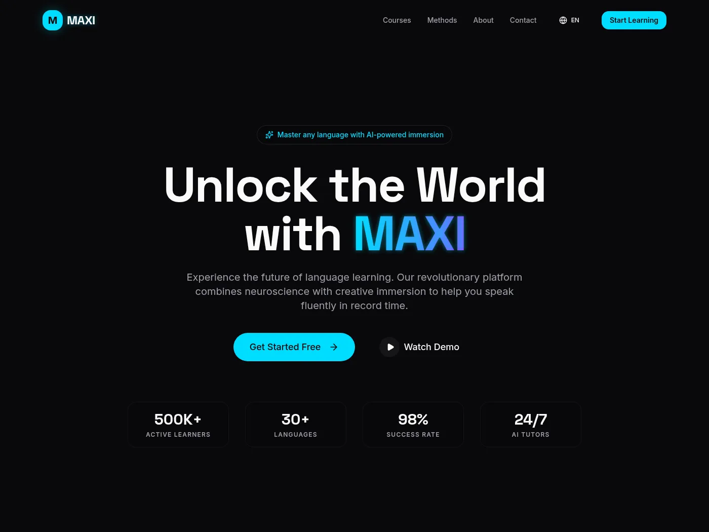 MAXI Language Hub