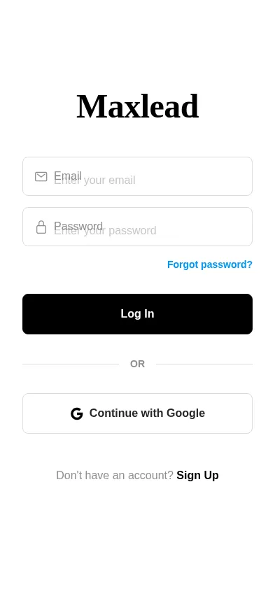 Maxlead Social App