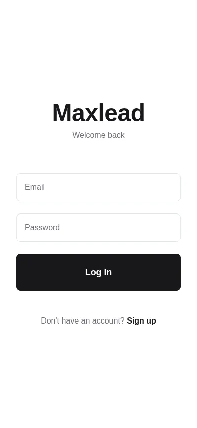 Maxlead Social App