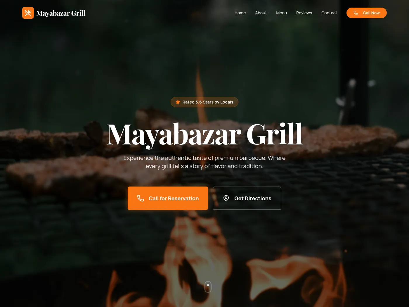Mayabazar Grill Website