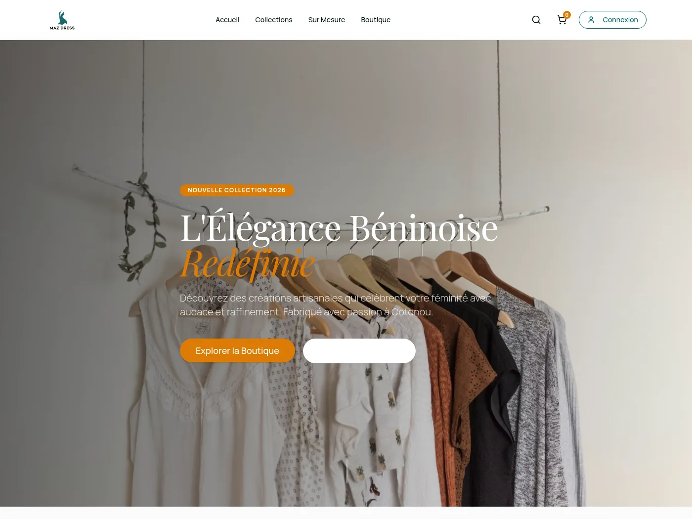 MAZ Dress Boutique Web