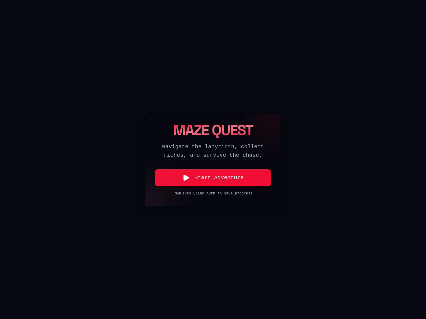 Maze Quest Adventure